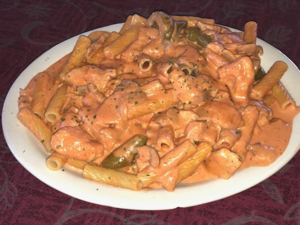 Chicken Riggies Dinner | Fratello's Pizzeria Marcy NY
